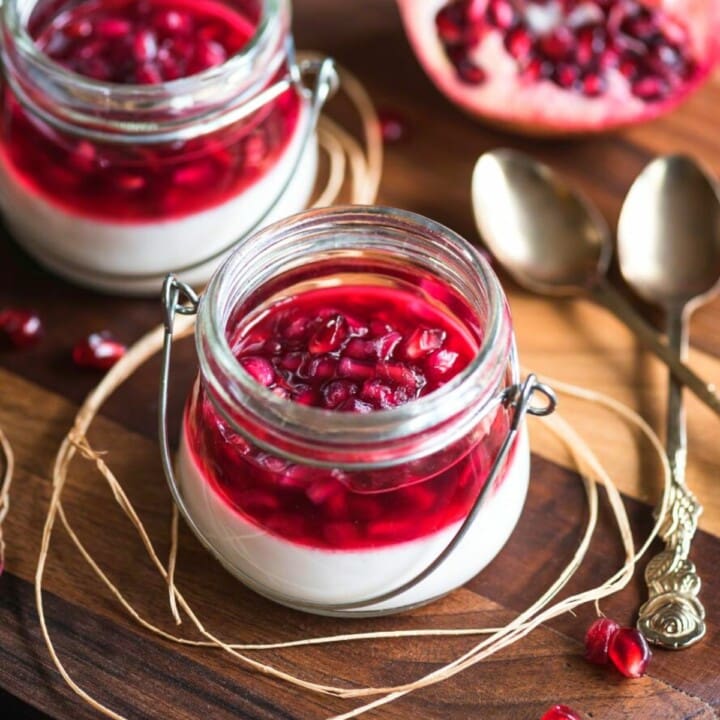 Gordon Ramsay's Pomegranate Panna Cotta Recipe