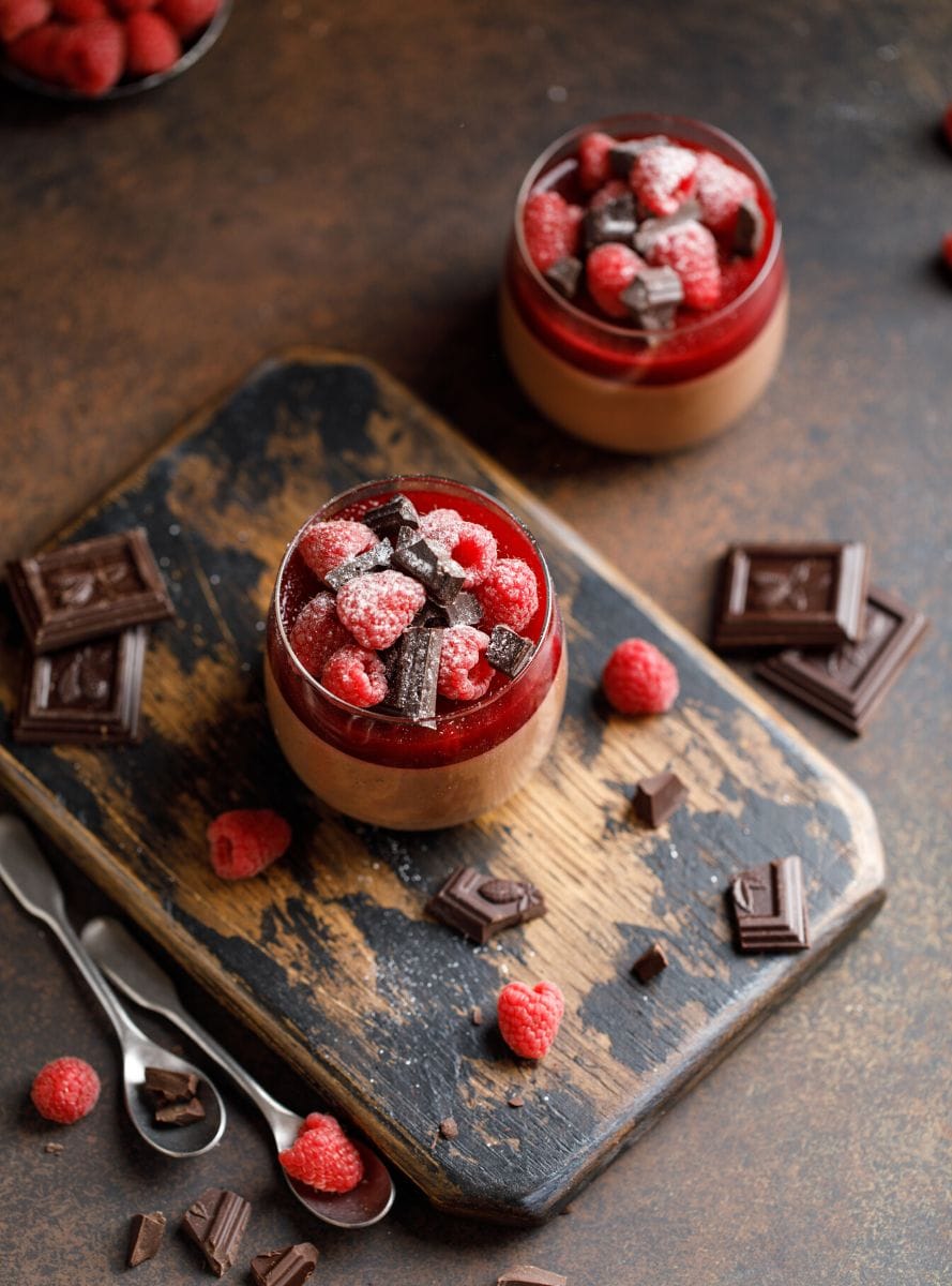 Chocolate Raspberry Mousse - One Sweet Harmony